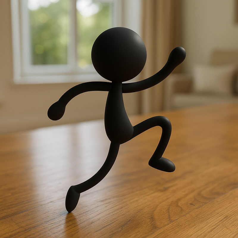 OvO Game Character Jump Silhouette - Pinshape